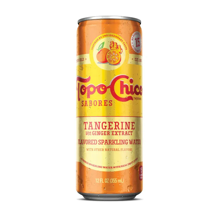 Topo Chico Sabores Tangerine with Ginger Extract (12 oz) - Round Top ...