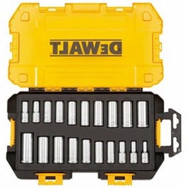 Deep Socket Set, SAE & Metric, 3/8-In. Drive - Round Top, TX - La ...